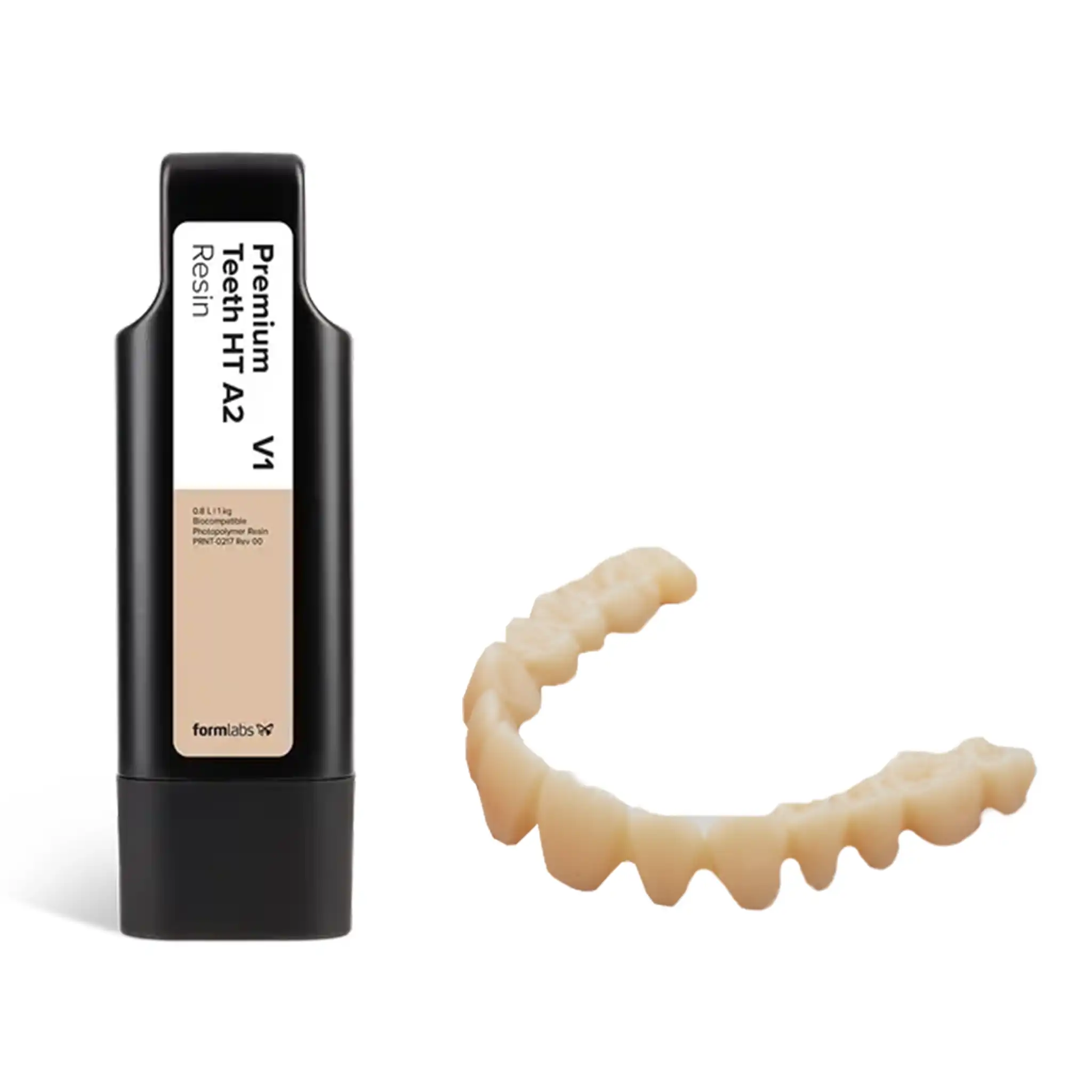 Premium Teeth HT A2 Resin (Form 4) 1 kg (0.8 L) $999.00 +GST | 3D ...
